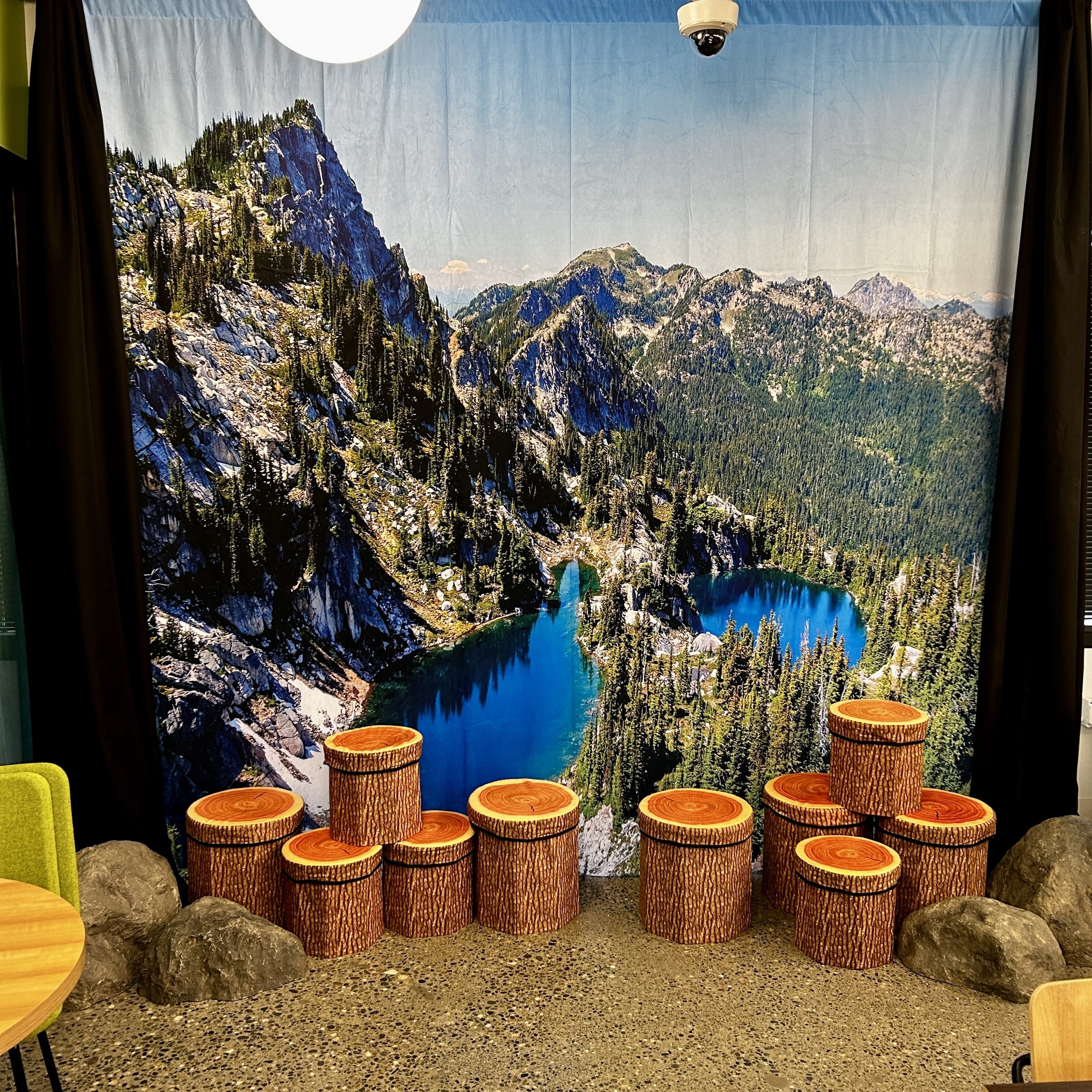 Backdrop – Alpine Lake | Make a Scene